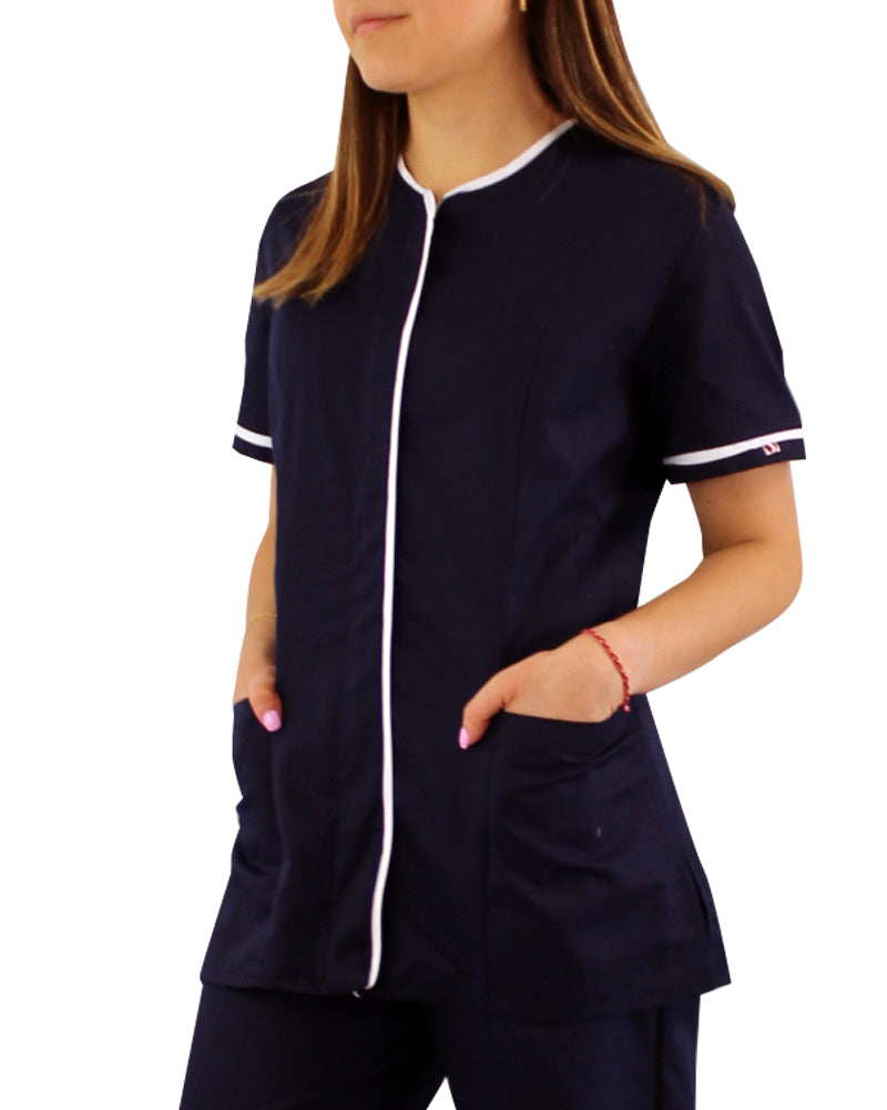 Conjunto para servicio de limpieza Azul – Uniformes Sozu